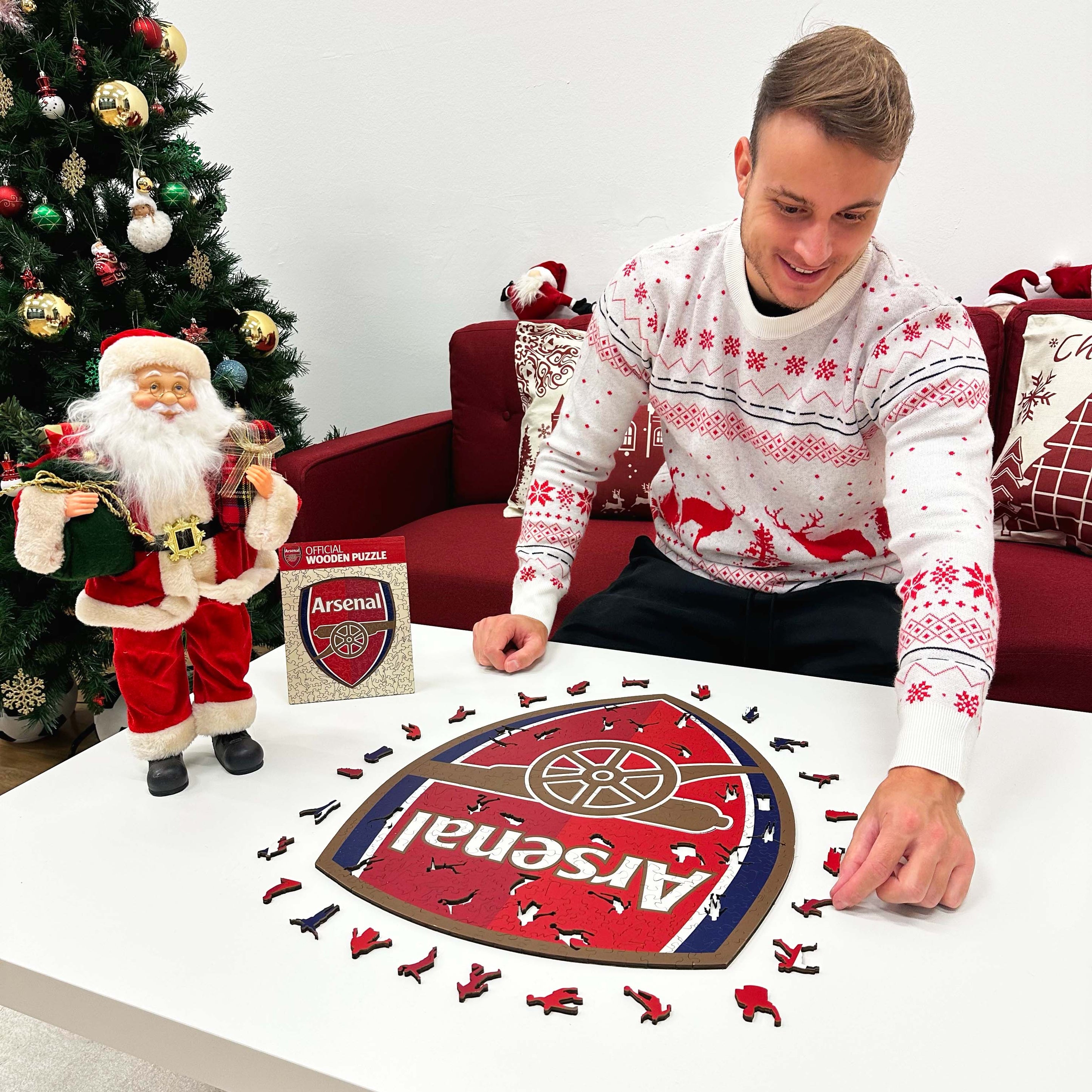 Arsenal FC® Crest - Wooden Puzzle – Iconic Puzzles UK