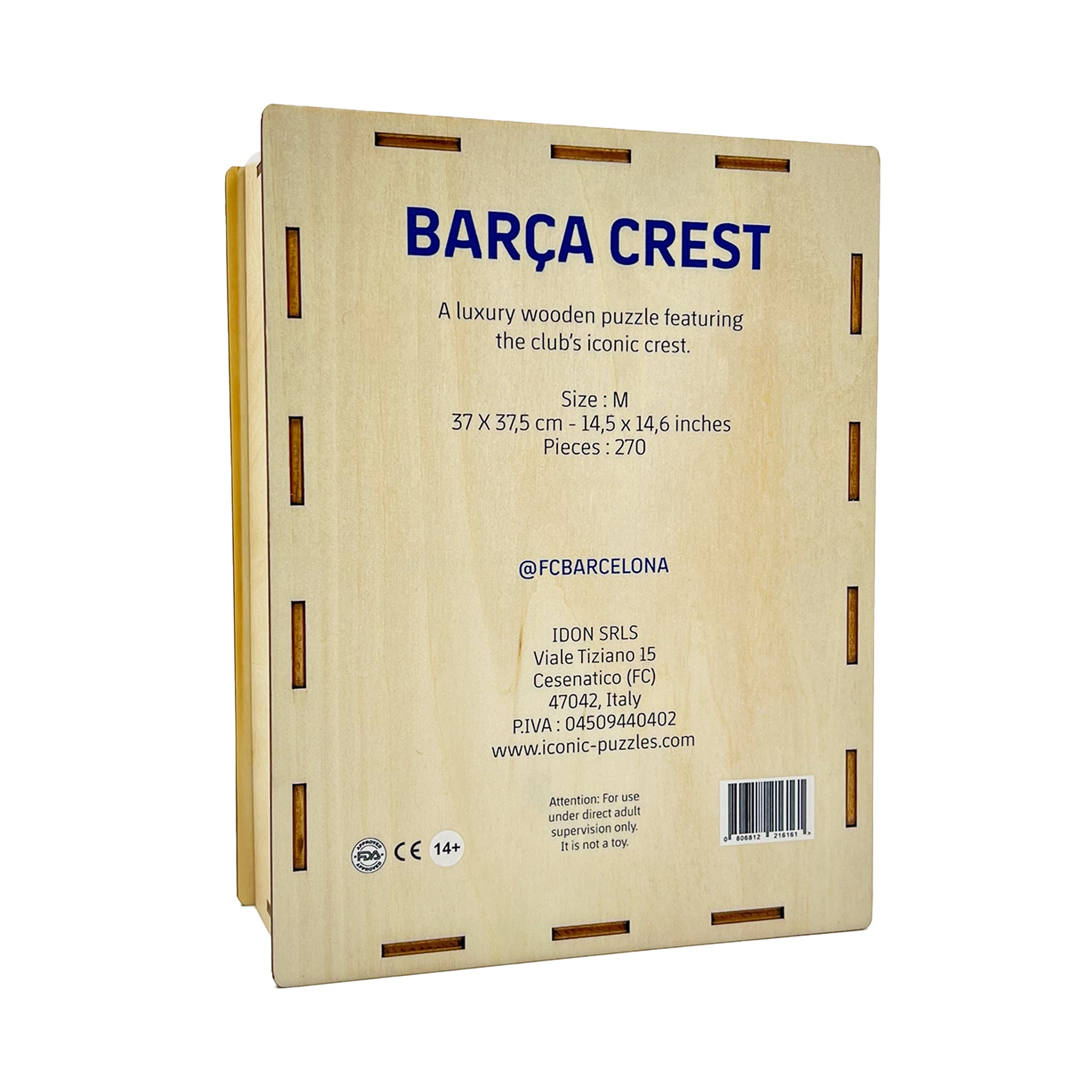 FC Barcelona® Crest - Wooden Puzzle – Iconic Puzzles UK