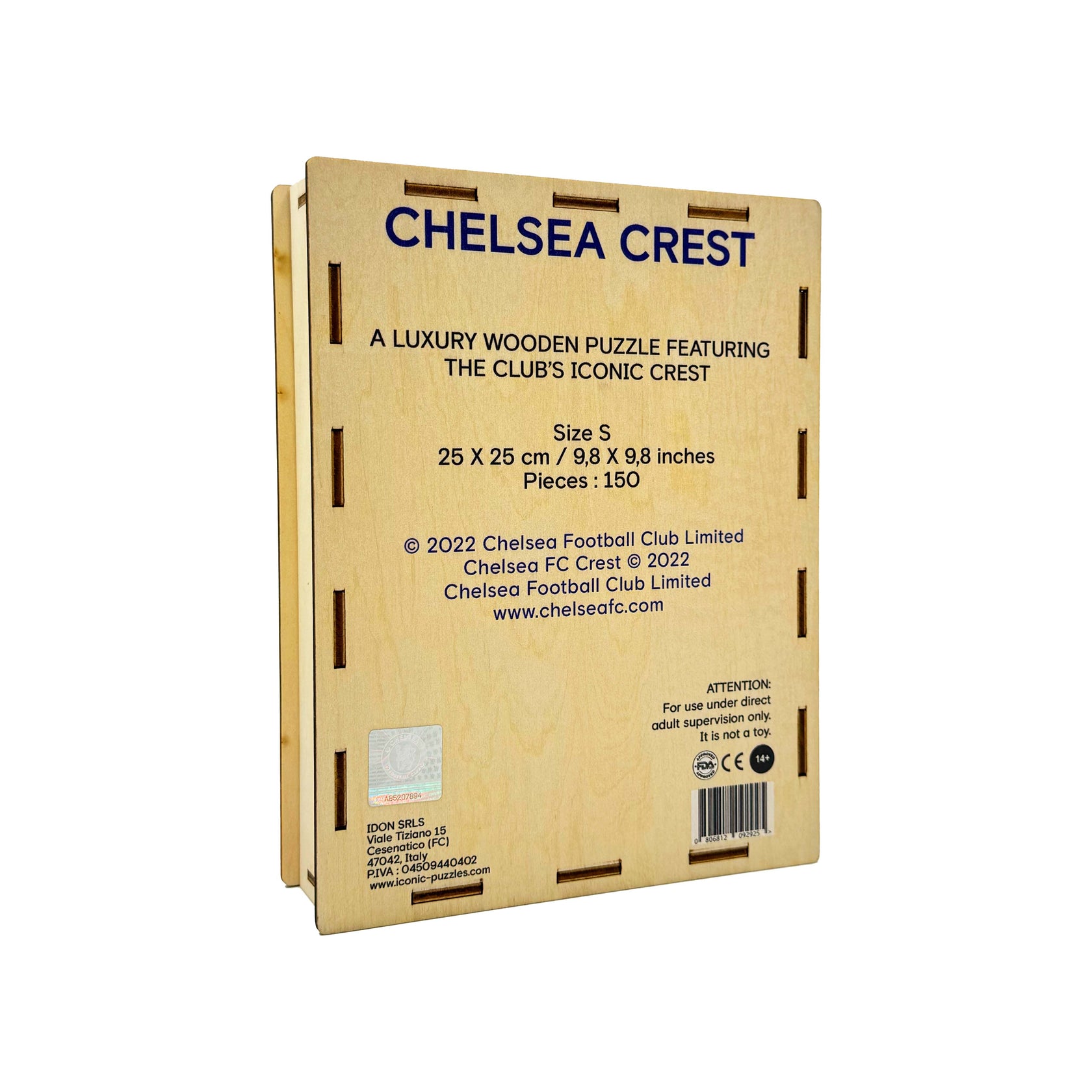 Chelsea FC® Crest - Wooden Puzzle – Iconic Puzzles UK