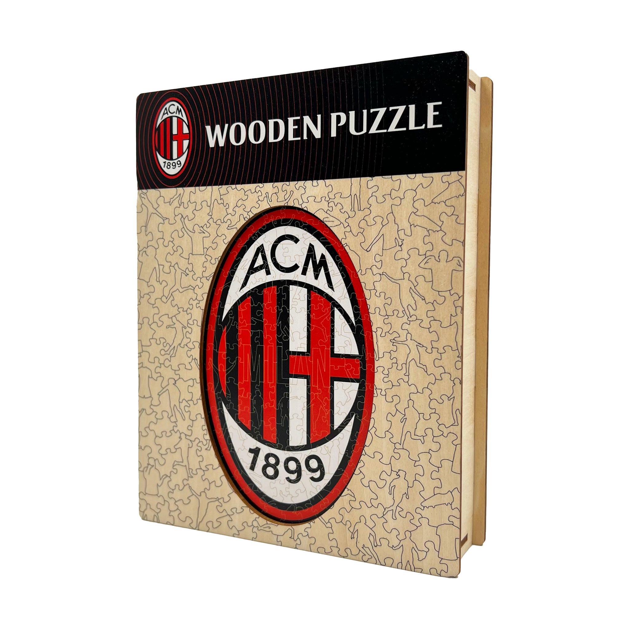 AC Milan® Crest - Wooden Puzzle – Iconic Puzzles UK