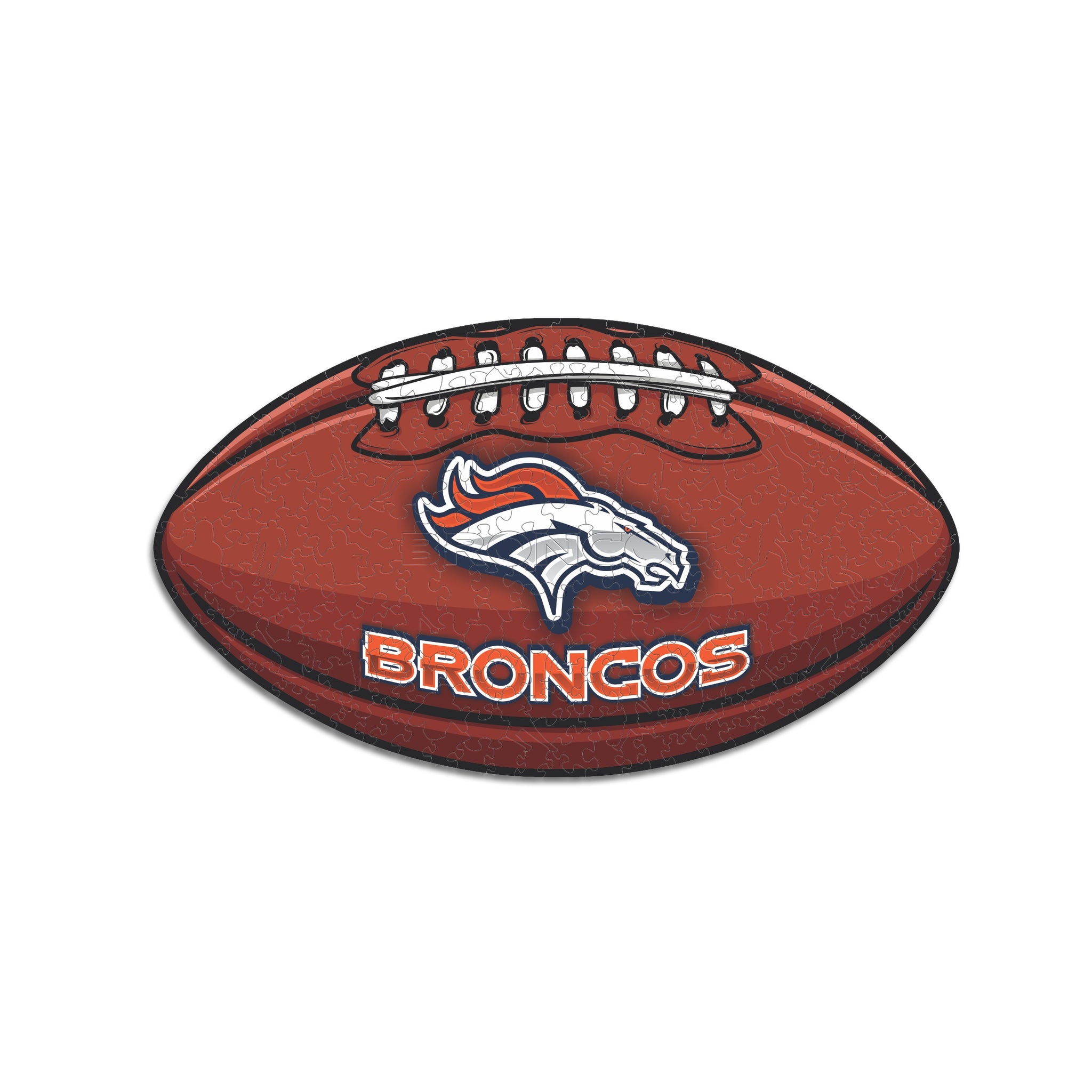 Denver Broncos - Wooden Puzzle – Iconic Puzzles UK