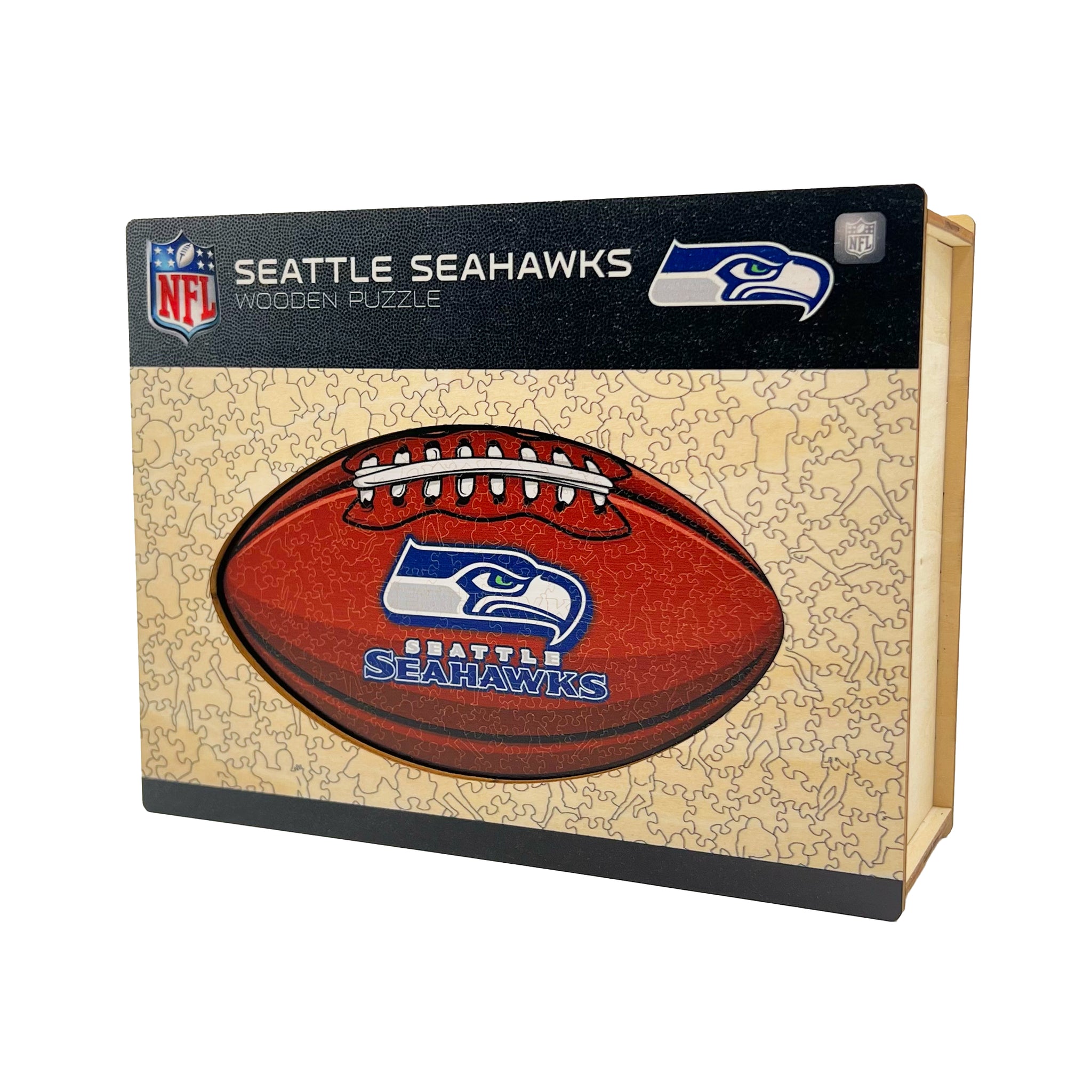 Seattle Seahawks - Wooden Puzzle – Iconic Puzzles UK