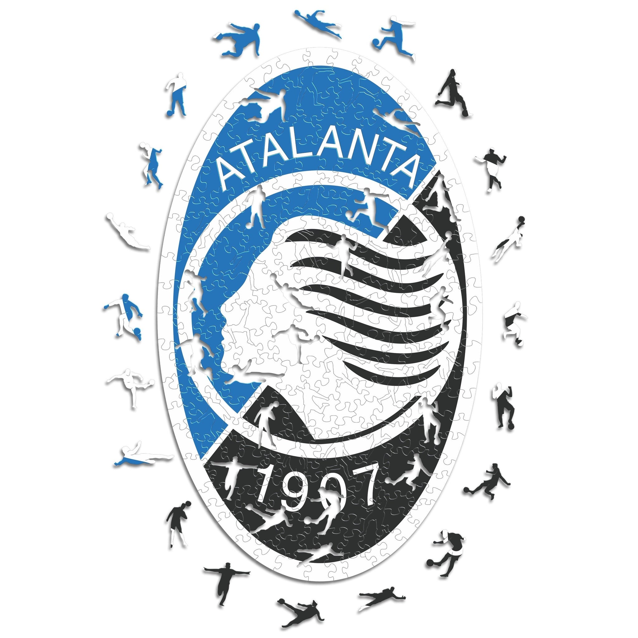Atalanta BC® Crest - Wooden Puzzle – Iconic Puzzles UK