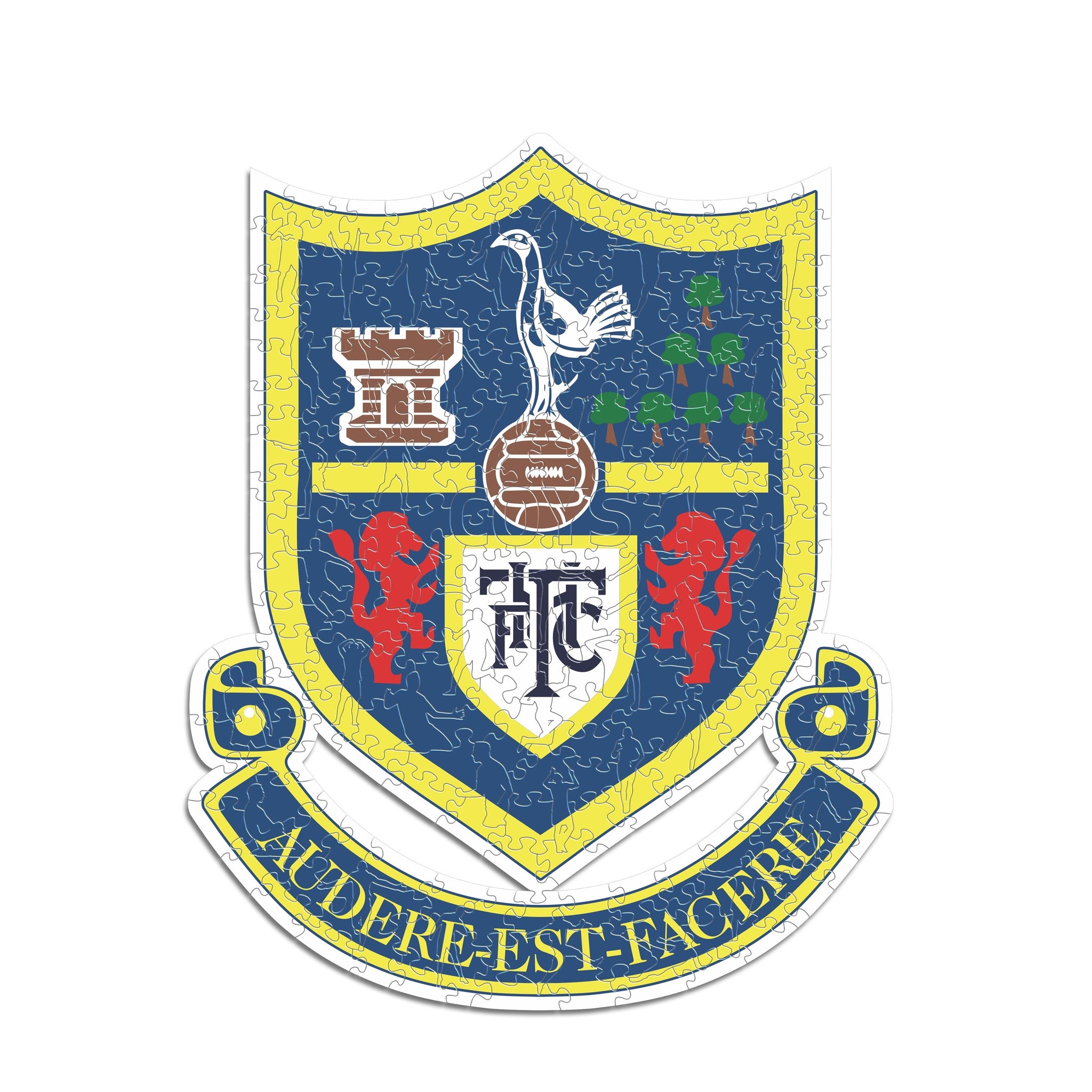 Tottenham Hotspur FC® Retro Crest - Wooden Puzzle – Iconic Puzzles UK