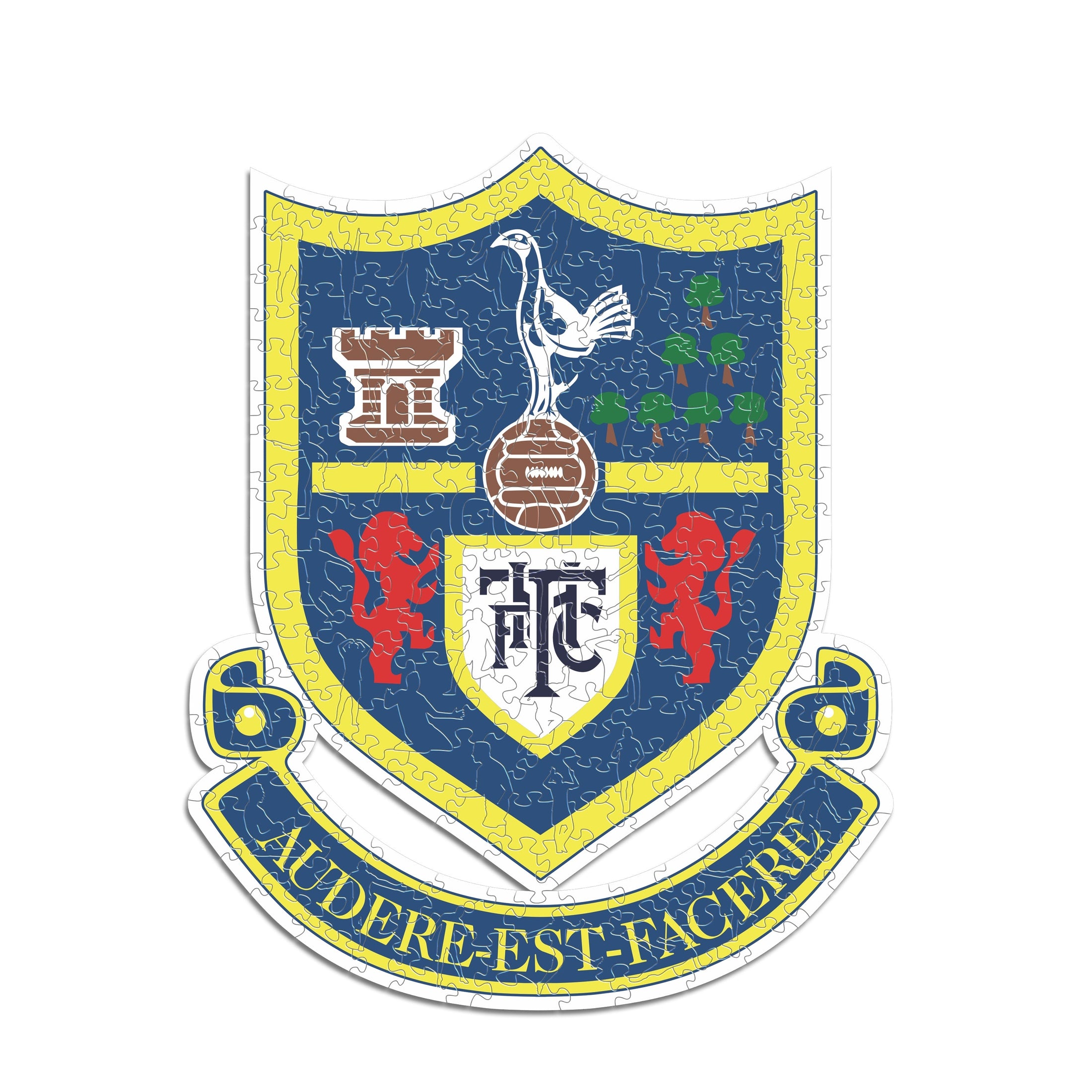 Tottenham Hotspur FC® Retro Crest - Wooden Puzzle – Iconic Puzzles UK