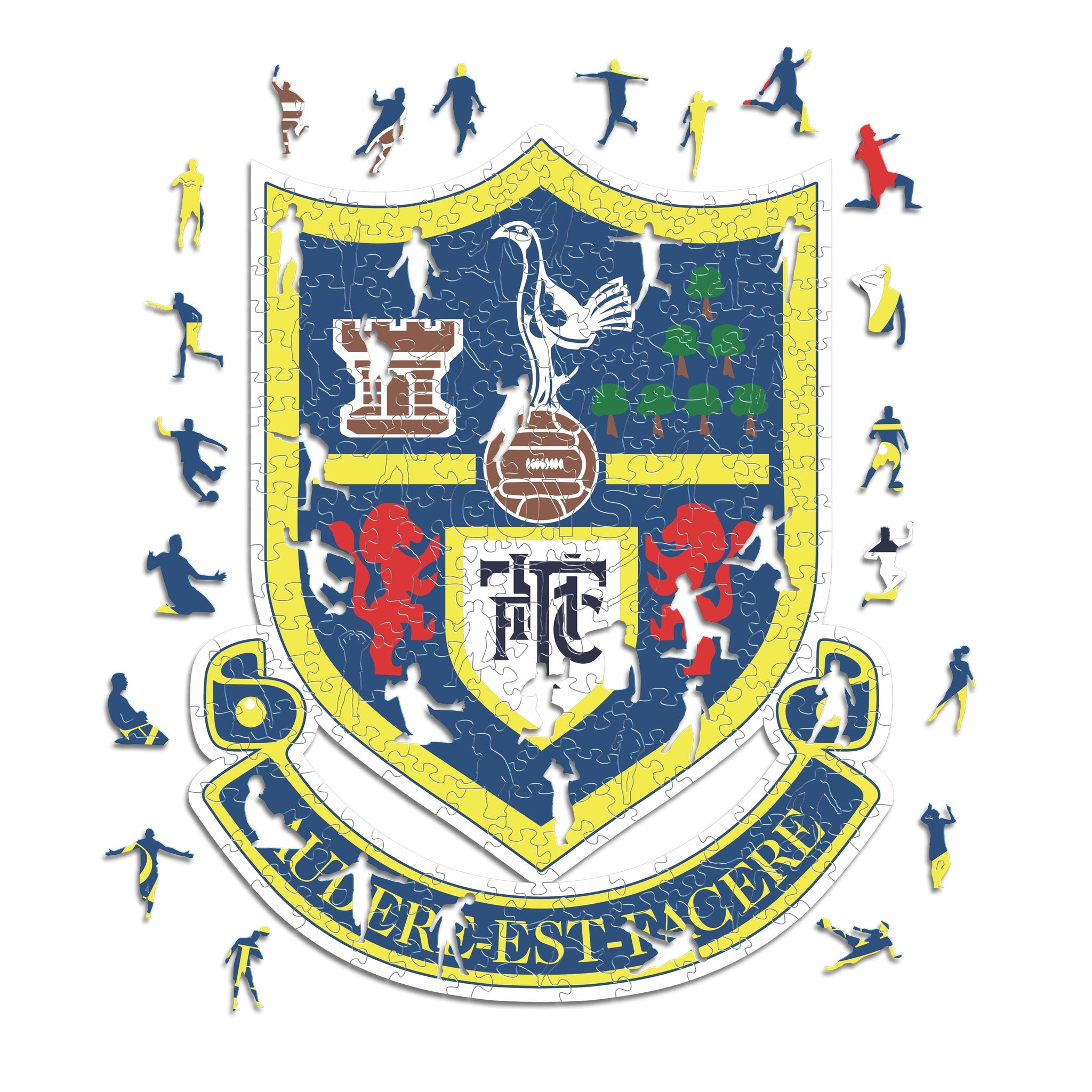 Tottenham Hotspur FC® Retro Crest - Wooden Puzzle – Iconic Puzzles UK