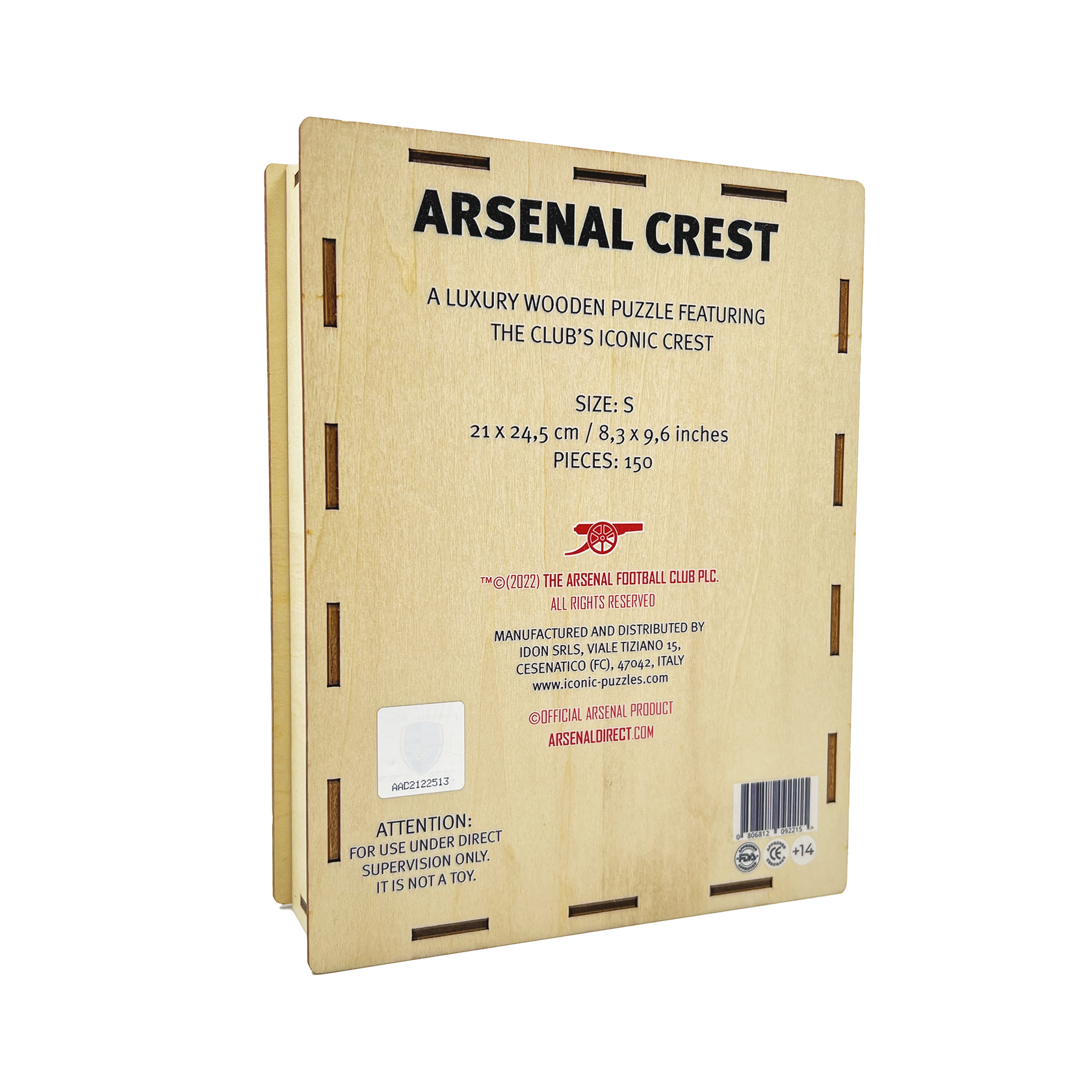 Arsenal FC® Crest - Wooden Puzzle – Iconic Puzzles UK