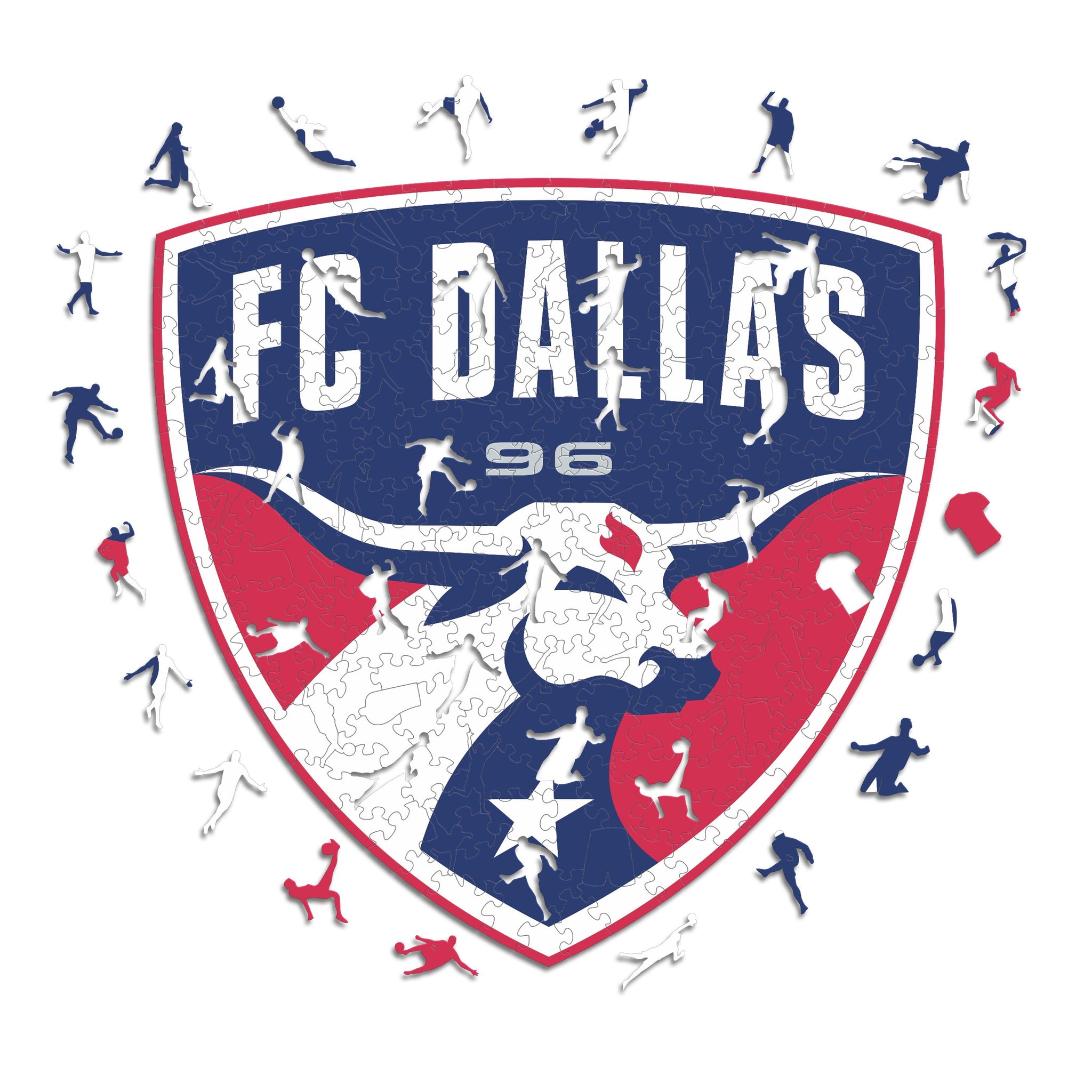 Dallas FC® Crest - Wooden Puzzle – Iconic Puzzles UK