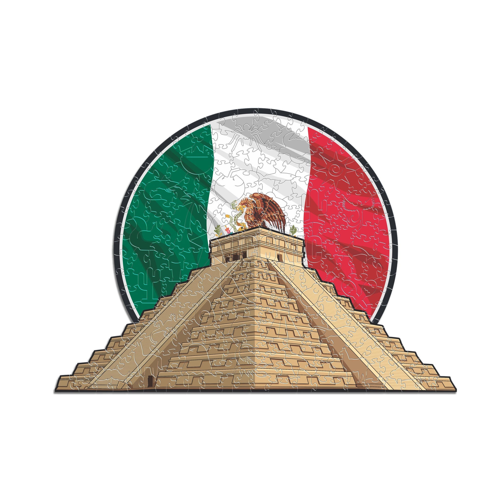 Chichén Itzá - Wooden Puzzle – Iconic Puzzles UK